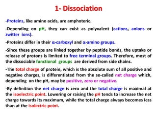 Physico-chemcial Properties of proteins | PDF