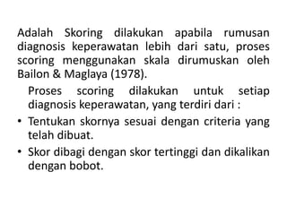 5. proses skoring kep. keluarga | PPTX