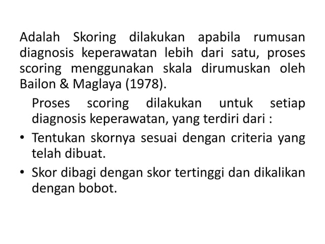 5. proses skoring kep. keluarga | PPTX