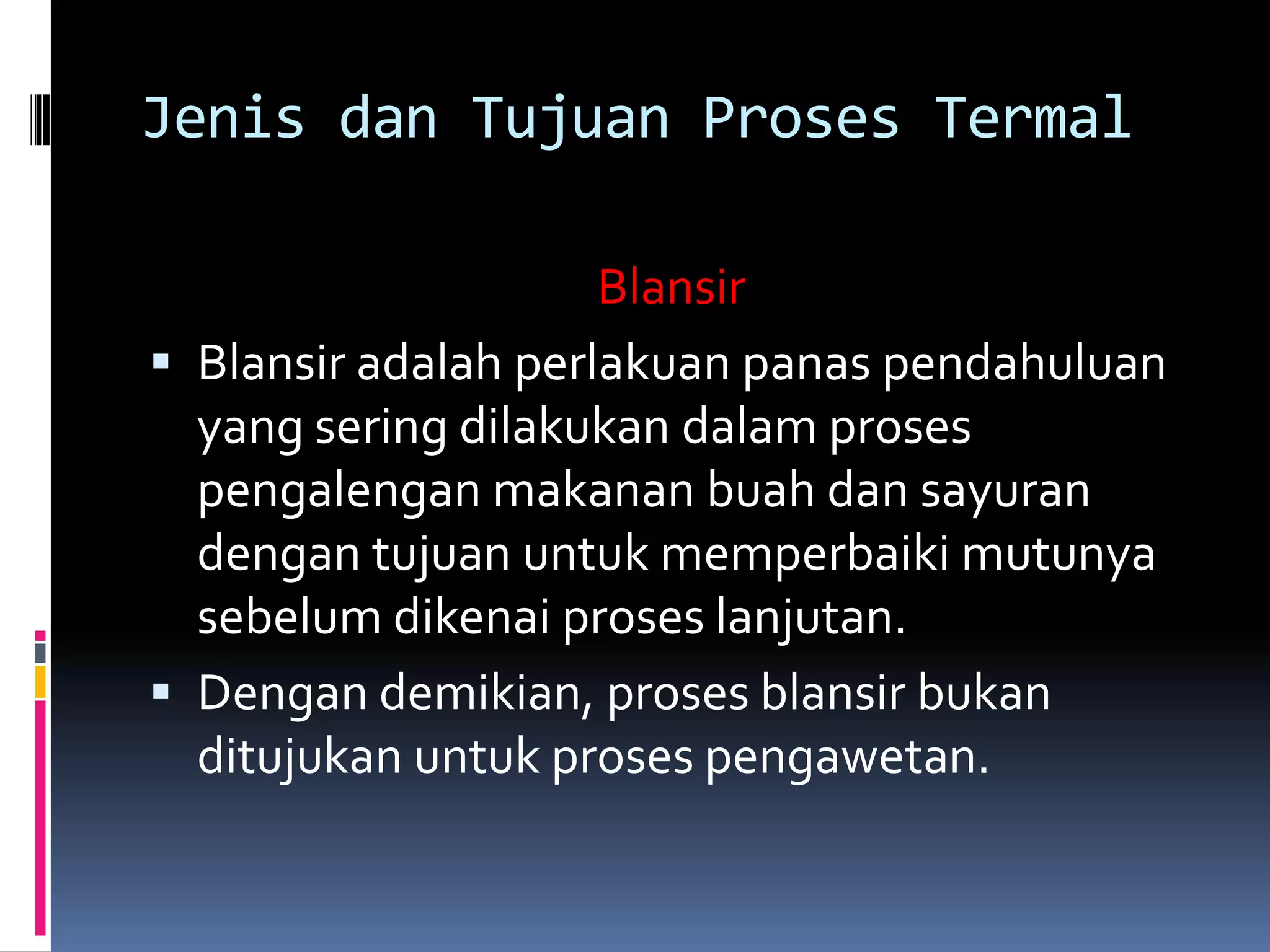 5. proses thermal | PPTX
