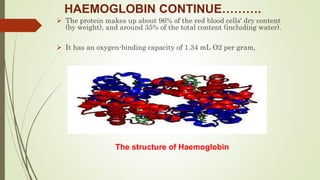 5 - Proteins, hemoglobin & myoglobin.pptx