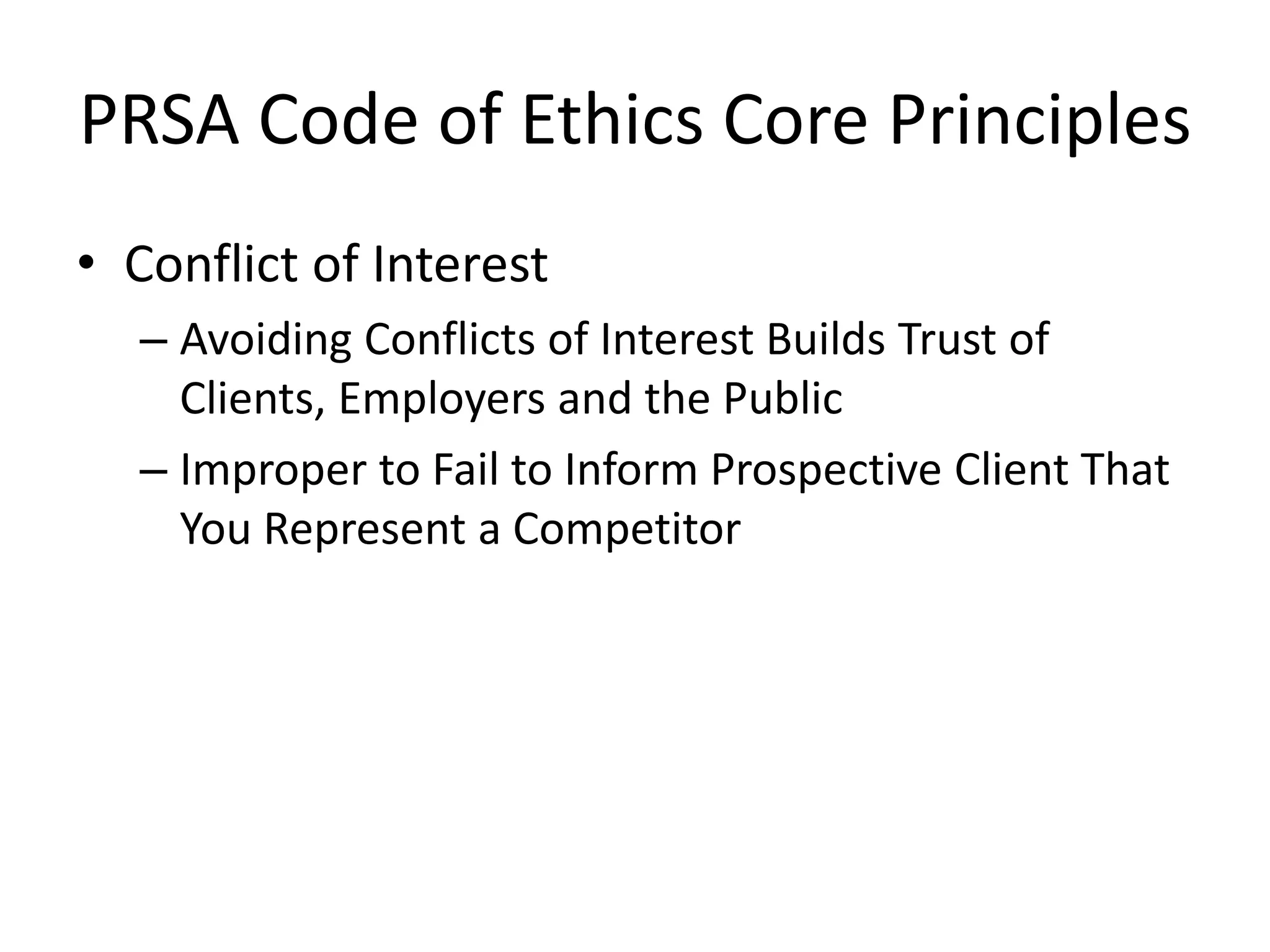 Public Relations Ethics | PPTX