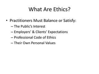 Public Relations Ethics | PPTX