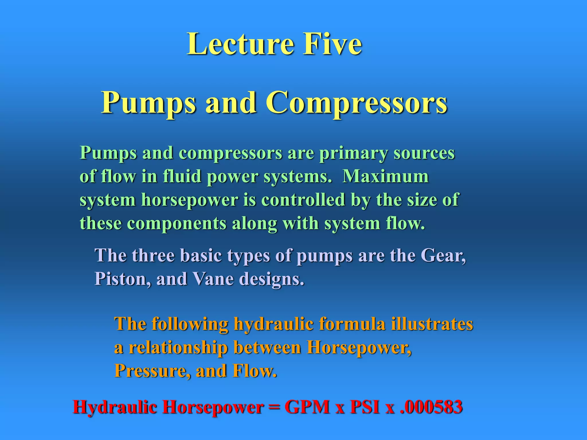 pump and compressors | PDF