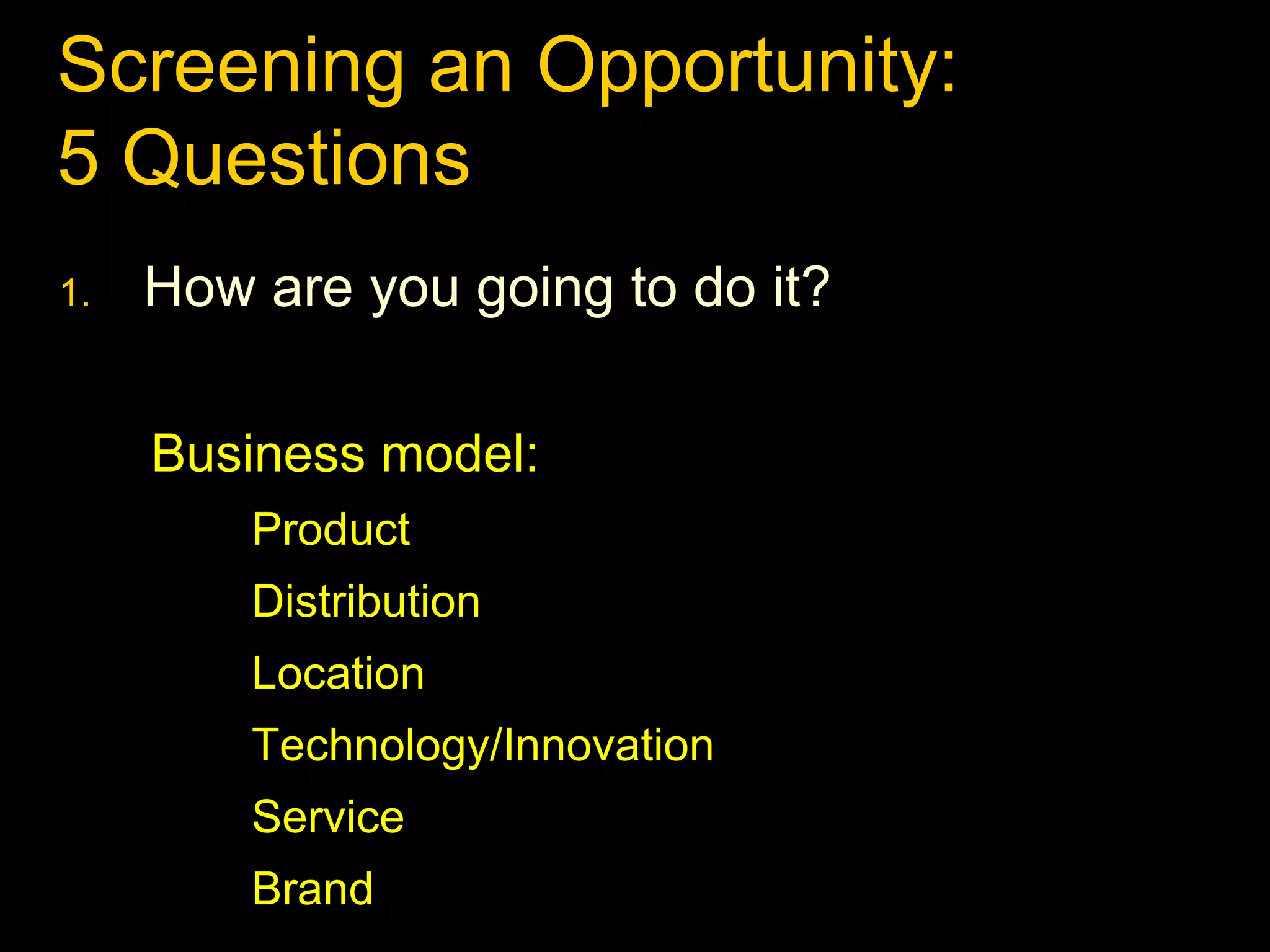 5 q's framework | PPT