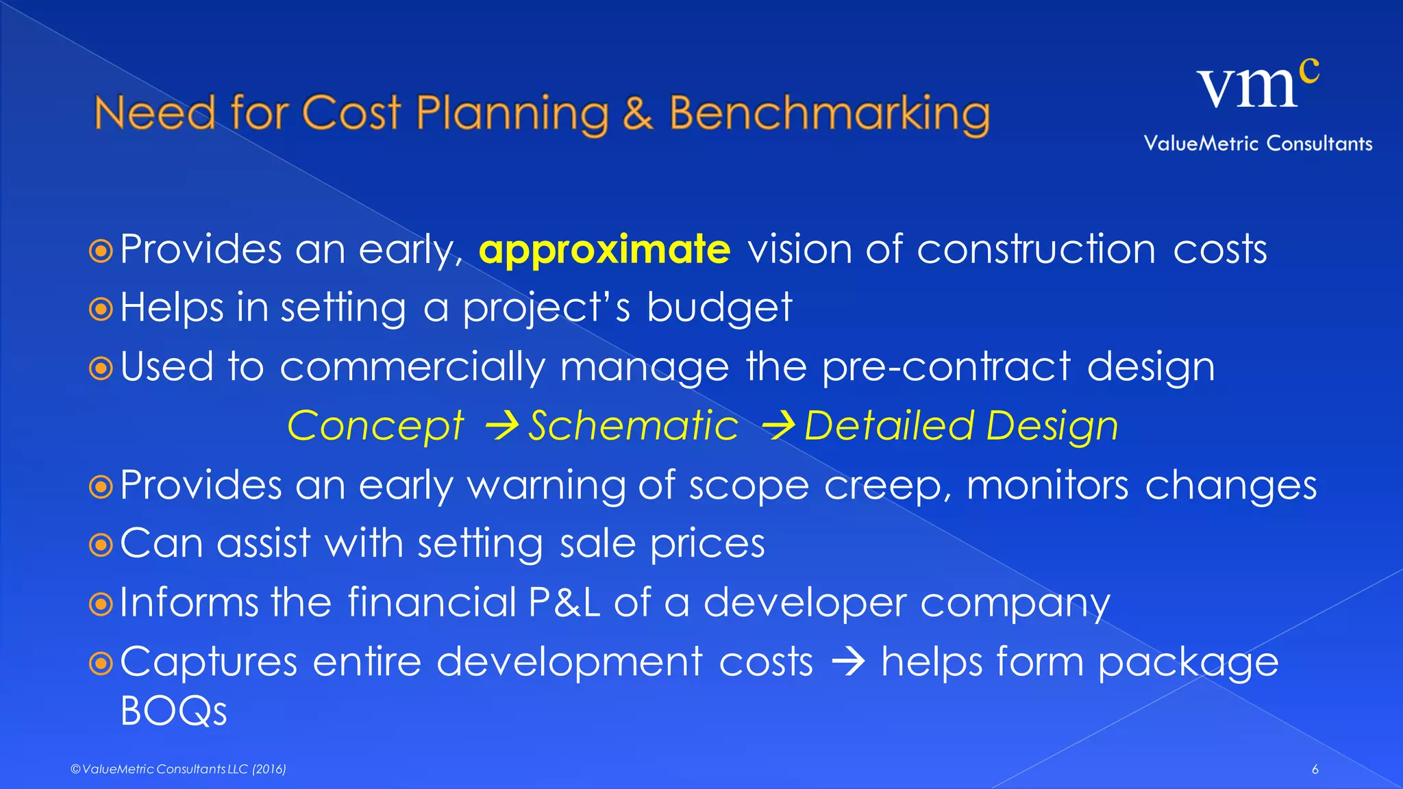 Quantity Surveying & Cost Planning | PDF