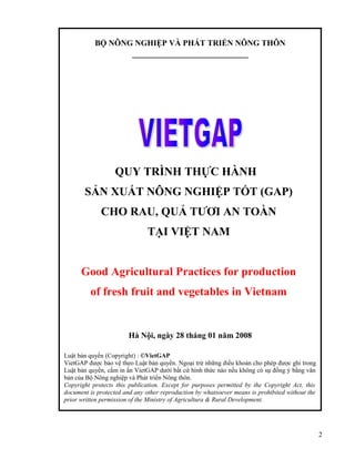 Quy chuẩn VietGAP | DOC