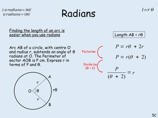 PURE MATH AS LEVEL Radians EXPLAINED IN DETAIL | PPTX
