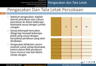 Rancangan Acak Kelompok | PPT