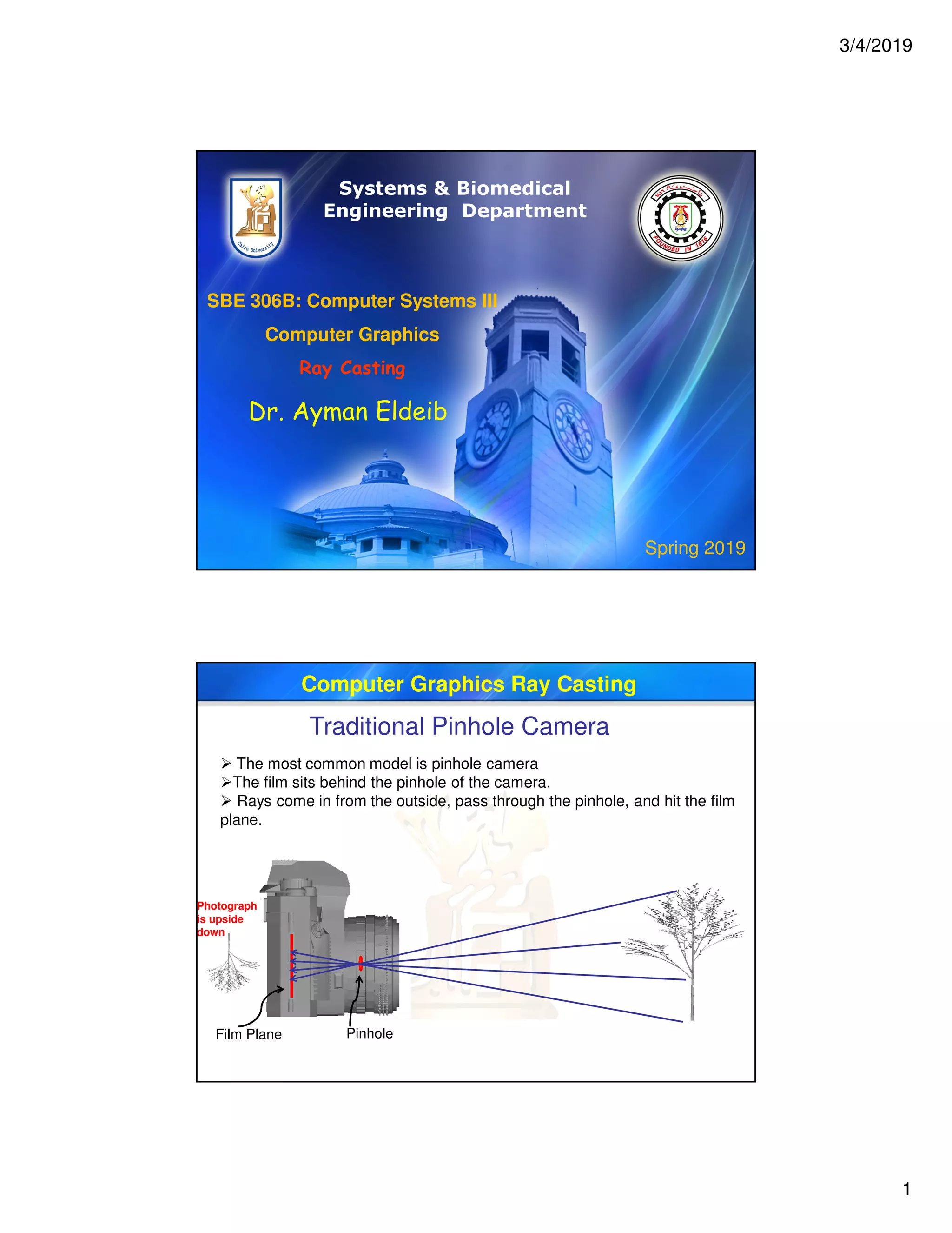 5 ray casting computer graphics | PDF
