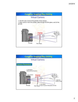 5 ray casting computer graphics | PDF