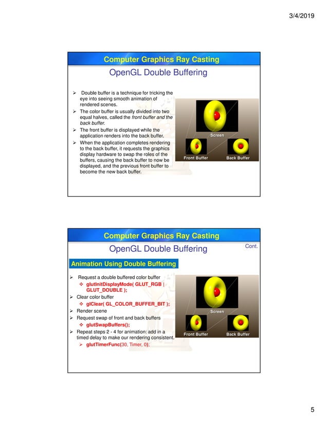 5 ray casting computer graphics | PDF