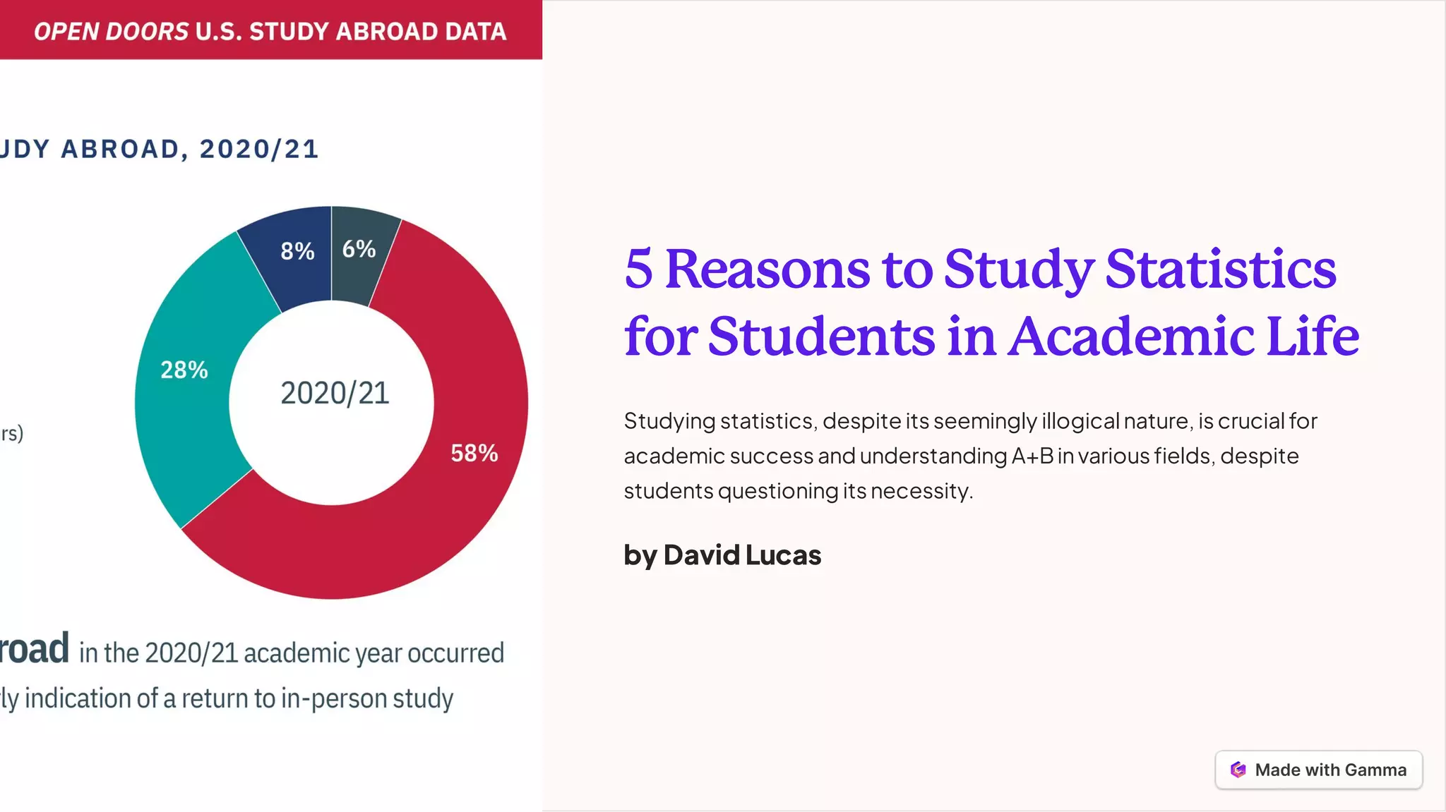 5 Reasons to Study Statistics for Students in Academic Life | PPT