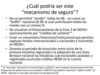 REDD Panama 2011 - Lucio Pedroni / Aspectos metodológicos REDD+ | PDF