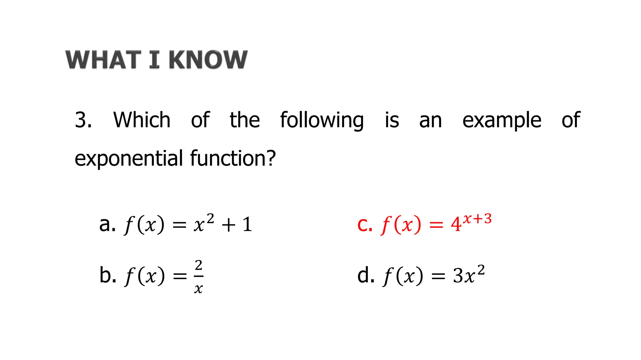 5 Representation Of Exponential Functions Pptx