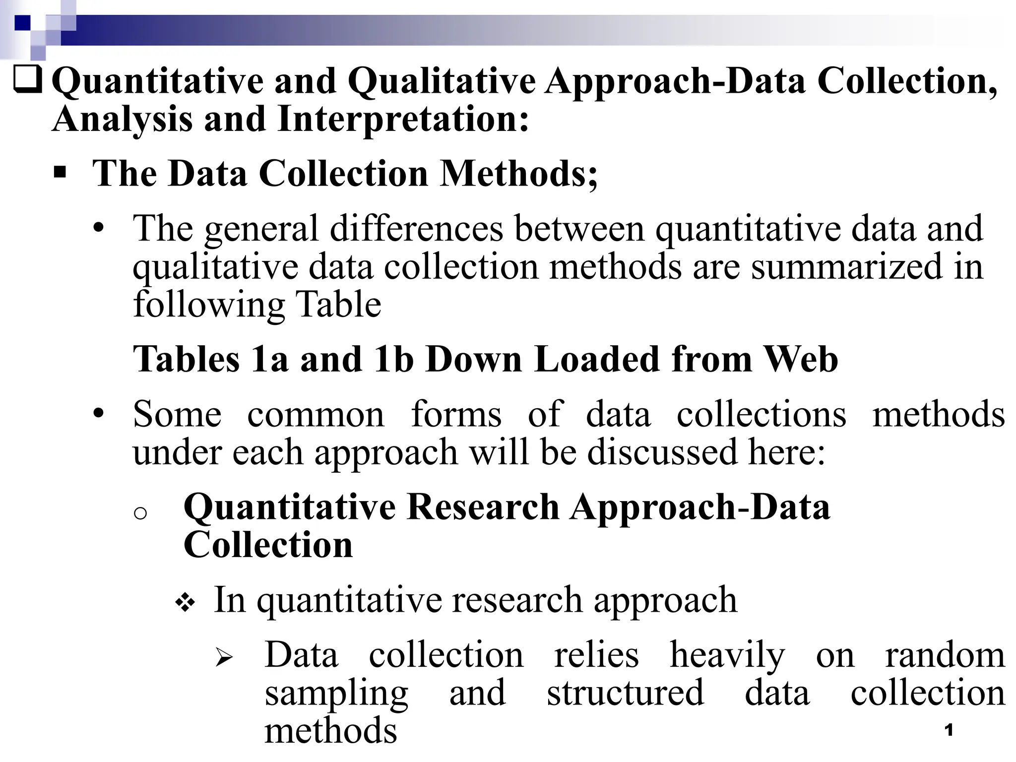 5-Research Methodology (Quantitative and Qualitative Approach-Data Collection, Analysis and ...
