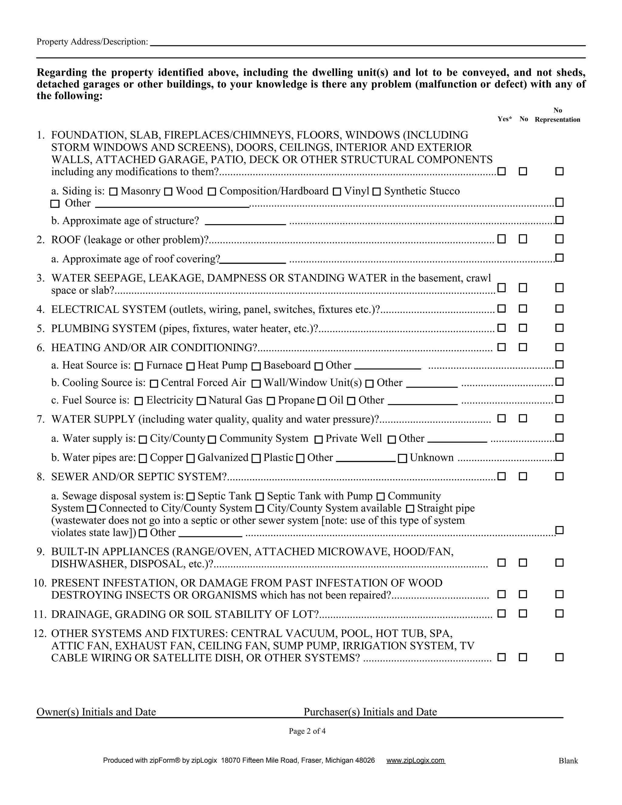 5 residential-property-disclosure, print single sided, stapled | PDF