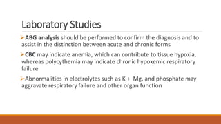 a pdf on respiratory failure and treatment | PDF