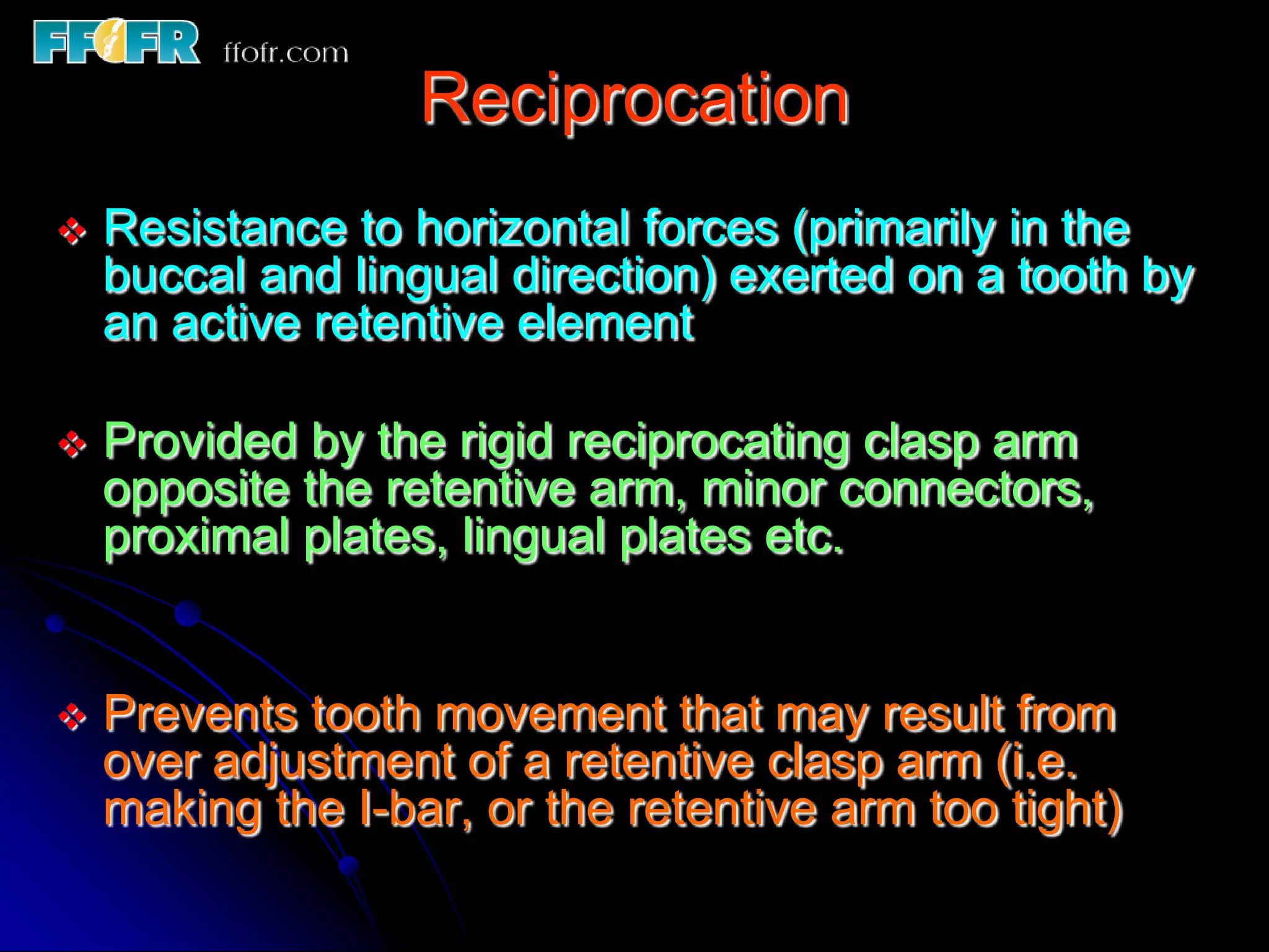 5.retainers, clasp assemblies and indirect retainers | PPT