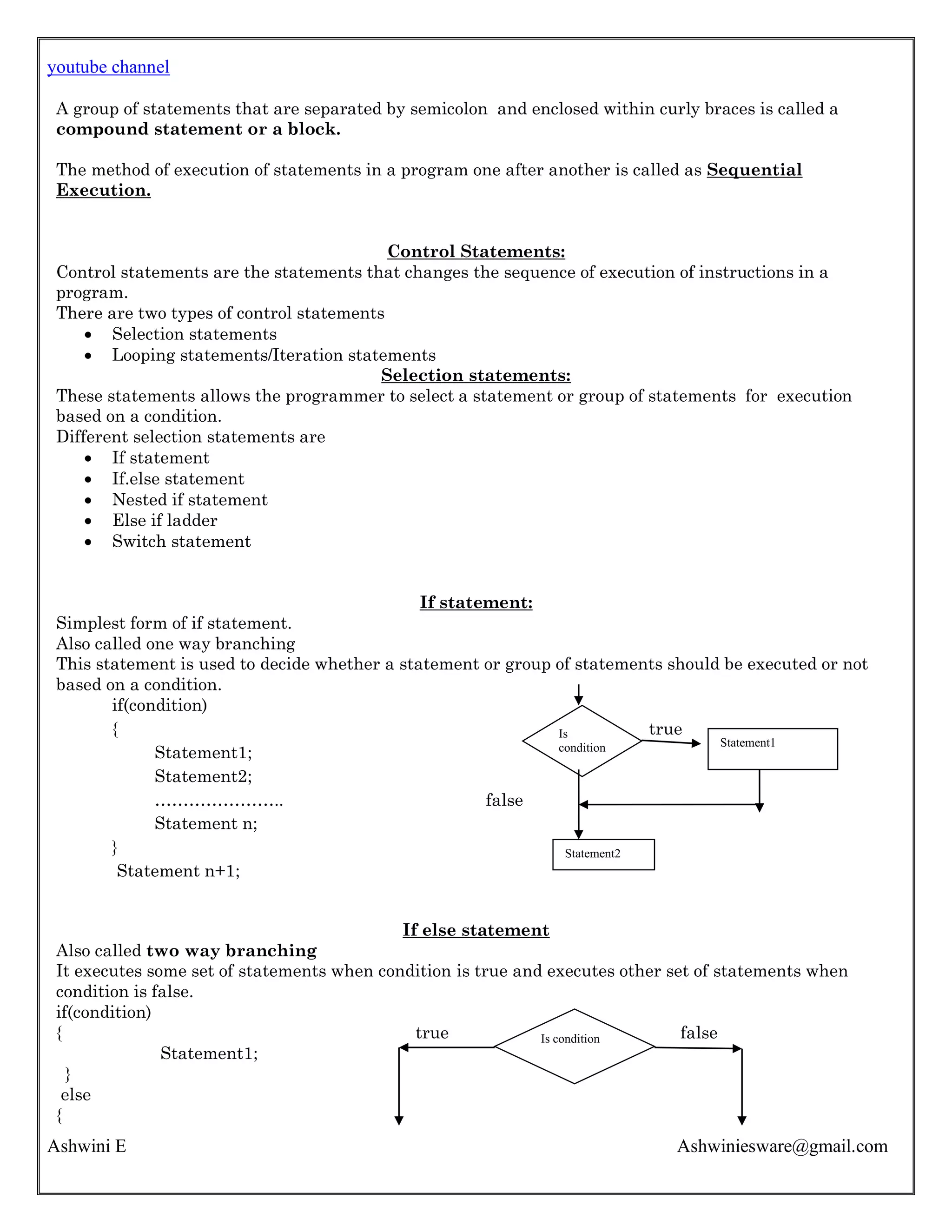 2nd PUC Computer science chapter 5 review of c++ | PDF | Programming Languages | Computing