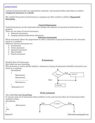 2nd PUC Computer science chapter 5 review of c++ | PDF