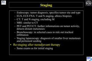 Endoscopy in Gastrointestinal Oncology - Slide 5 - R. Rosati ...