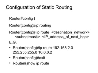 CCNA part 5 routing | PPT