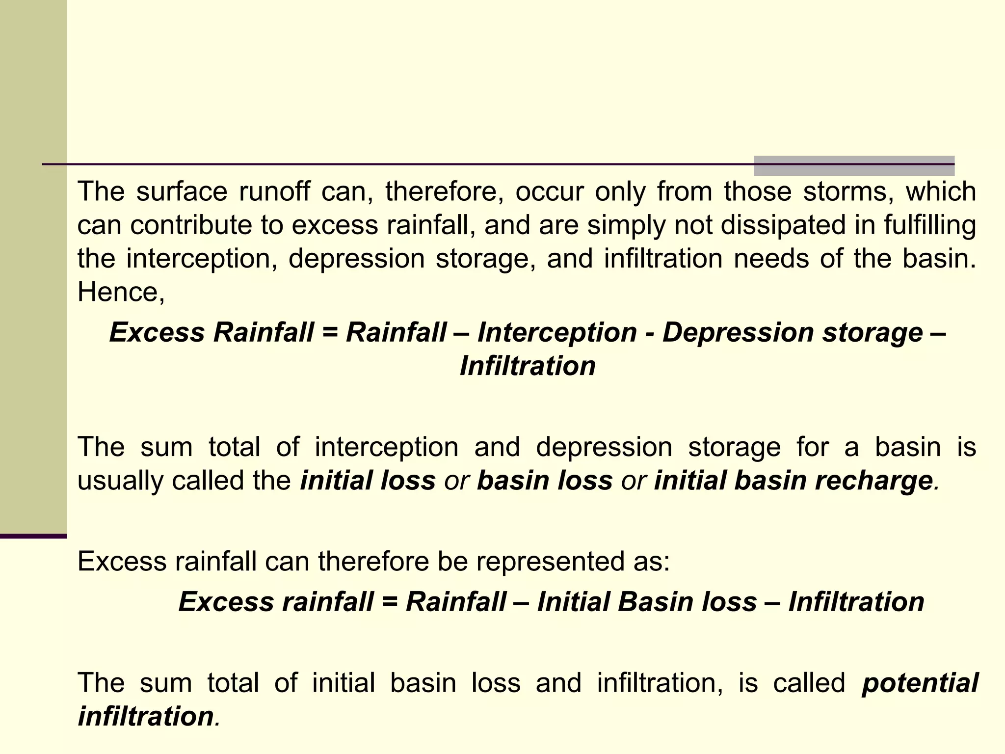 Hydrology (Runoff and factors affecting Run off) | PPT
