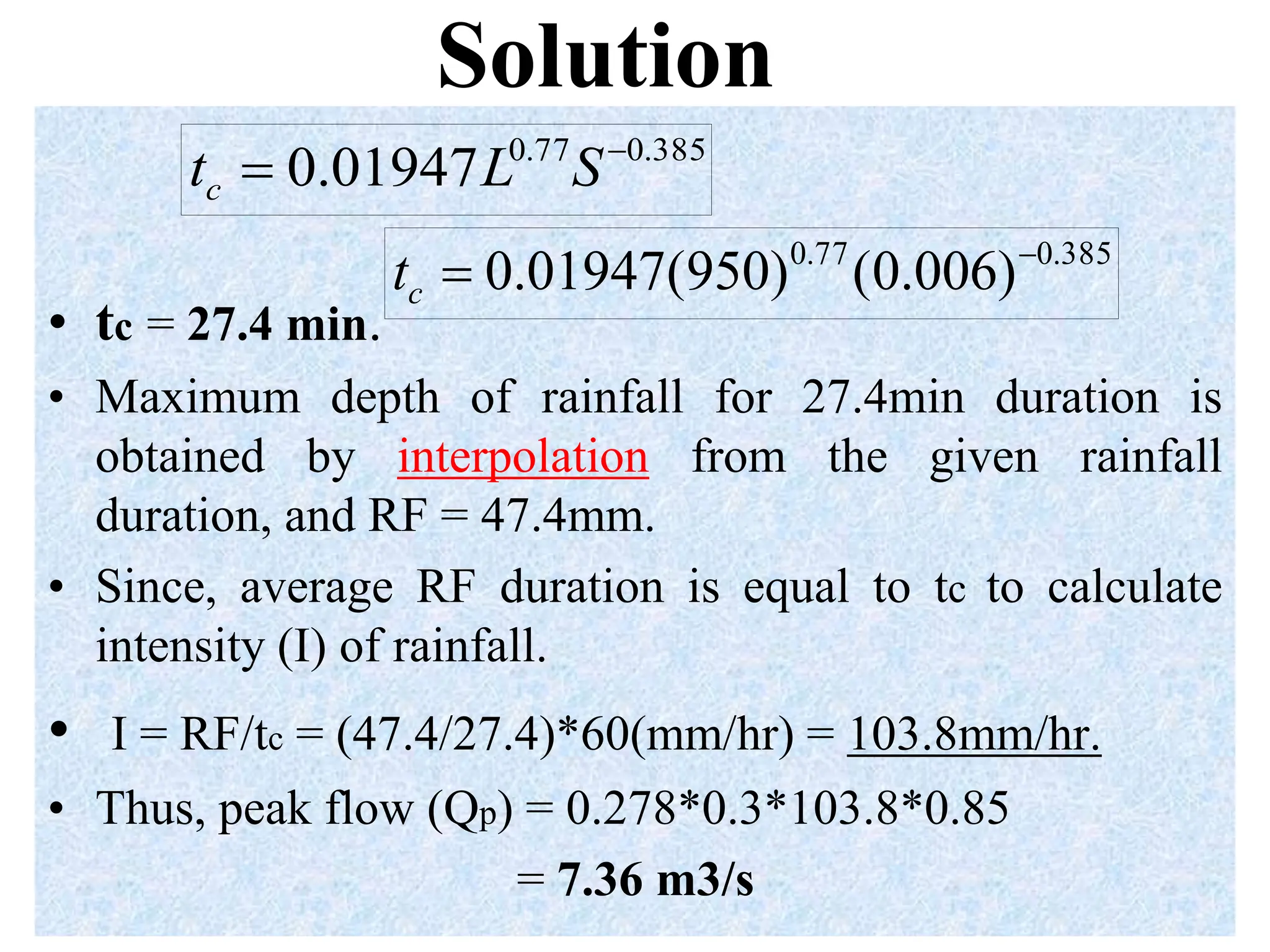 5-Runoff computation (2).ppt | Geology | Science