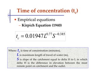 5-Runoff computation (2).ppt | Geology | Science