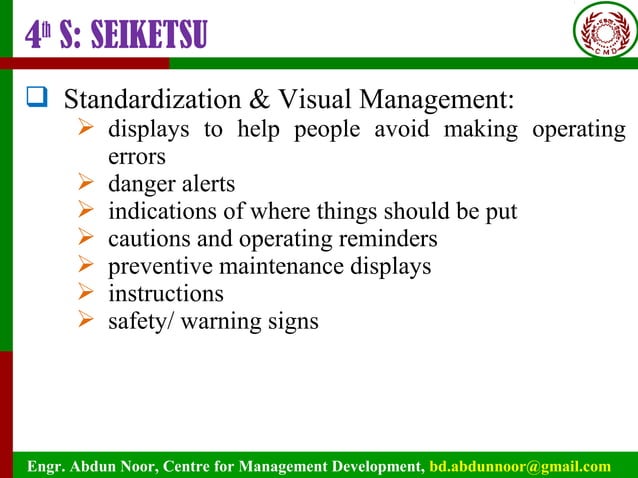 5-S Technique | PPT | Business | Business and Finance