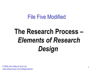 5 - SCIENTIFIC RESEARCH - FILE FIVE MODIFIED.ppt