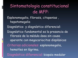sd. mieloproliferativos cronicos | PPT