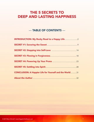 5 secrets-to-a-happier-life | PDF