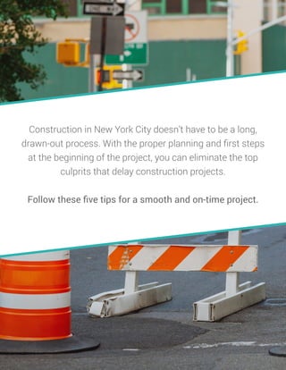 5 Secrets of Smarter, Faster, & Cheaper Construction In NYC | PDF