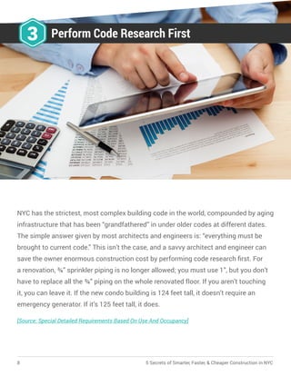 5 Secrets of Smarter, Faster, & Cheaper Construction In NYC | PDF