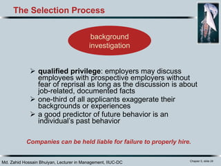 Chapter 5 selection | PPT | Resume Writing and Advice | Job Search