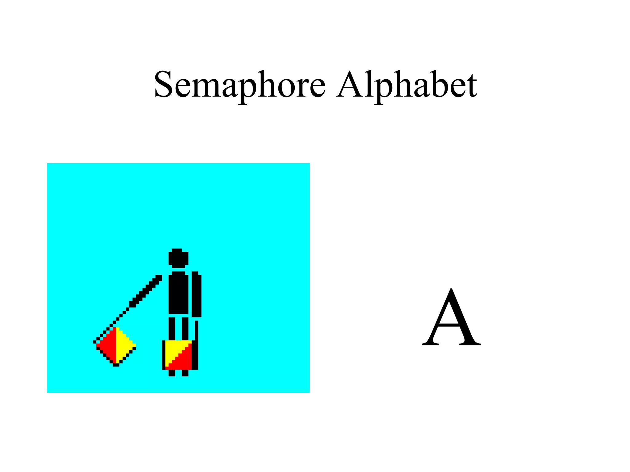 5. semaphore alphabet | PPT