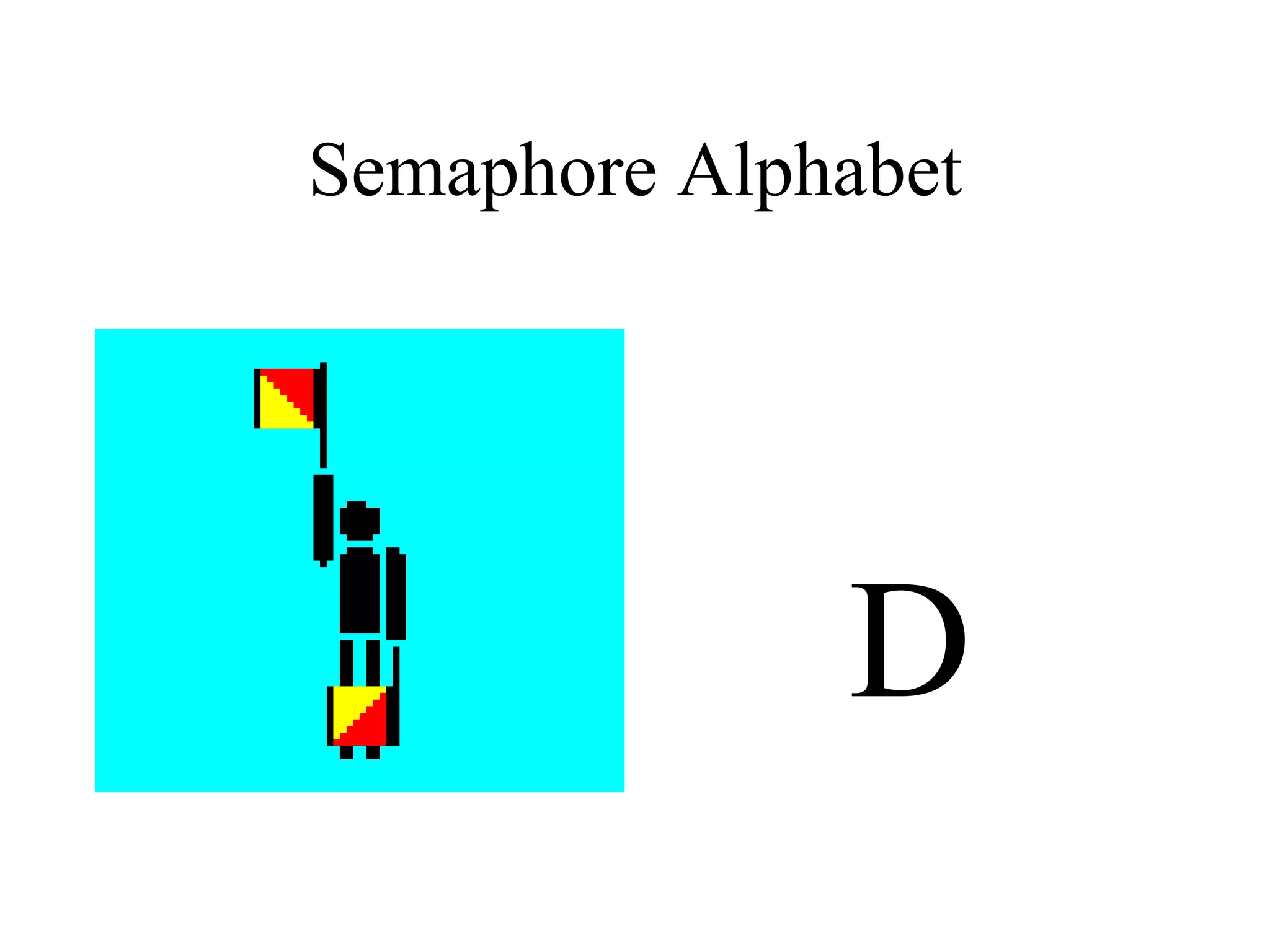 5. semaphore alphabet | PPT