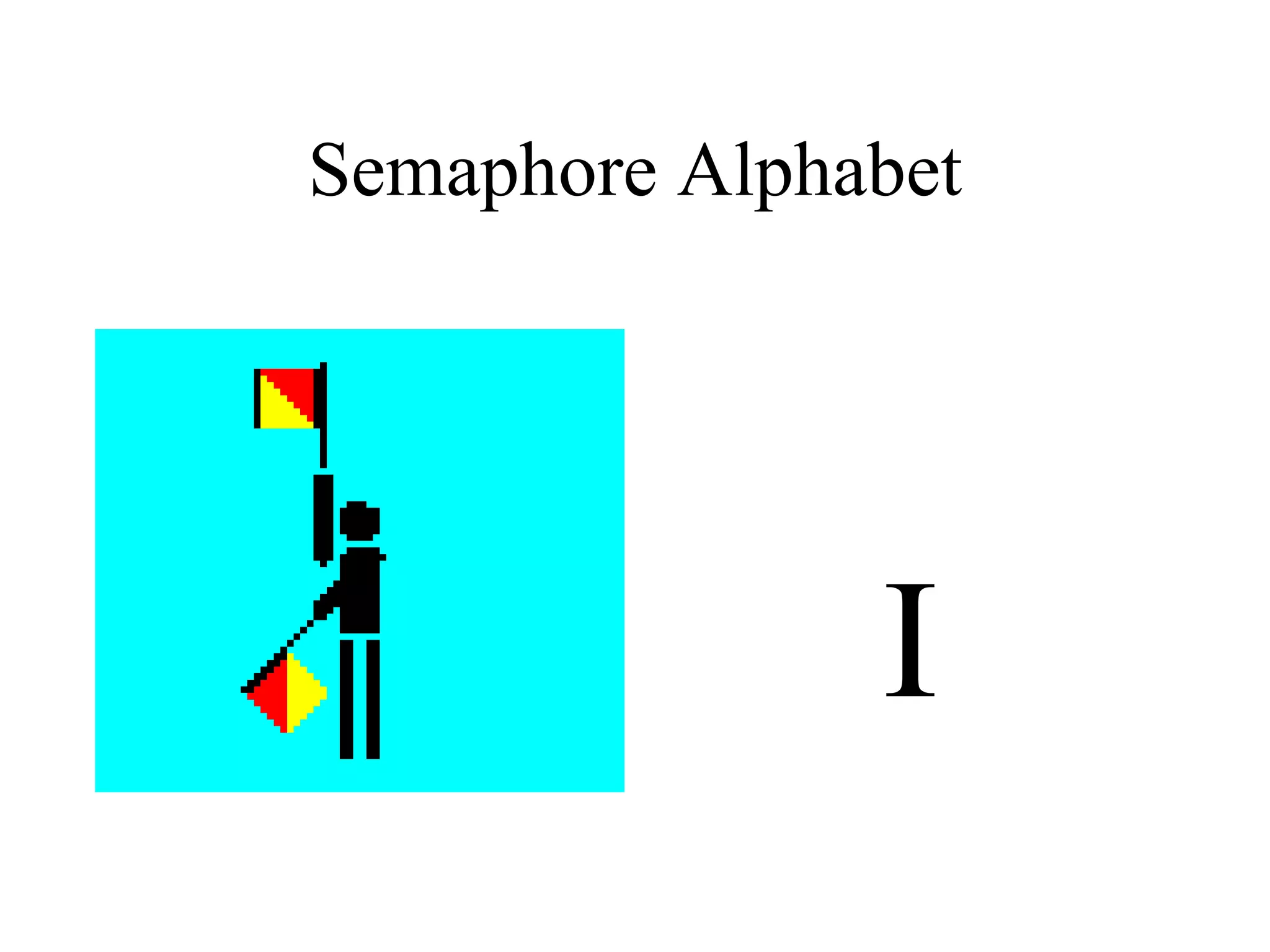 5. semaphore alphabet | PPT