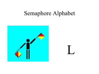 5. semaphore alphabet | PPT
