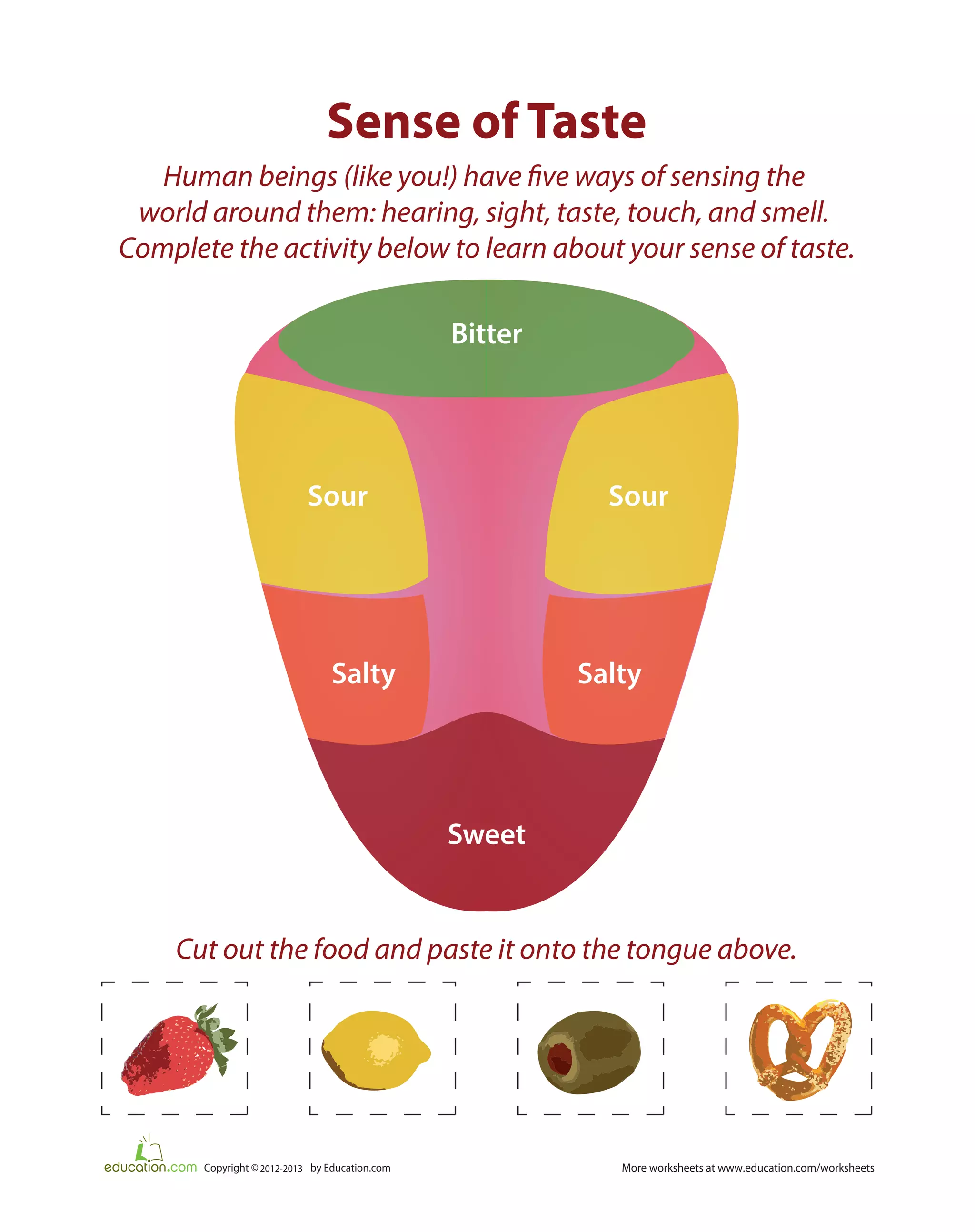 5 senses-taste-matching | PDF