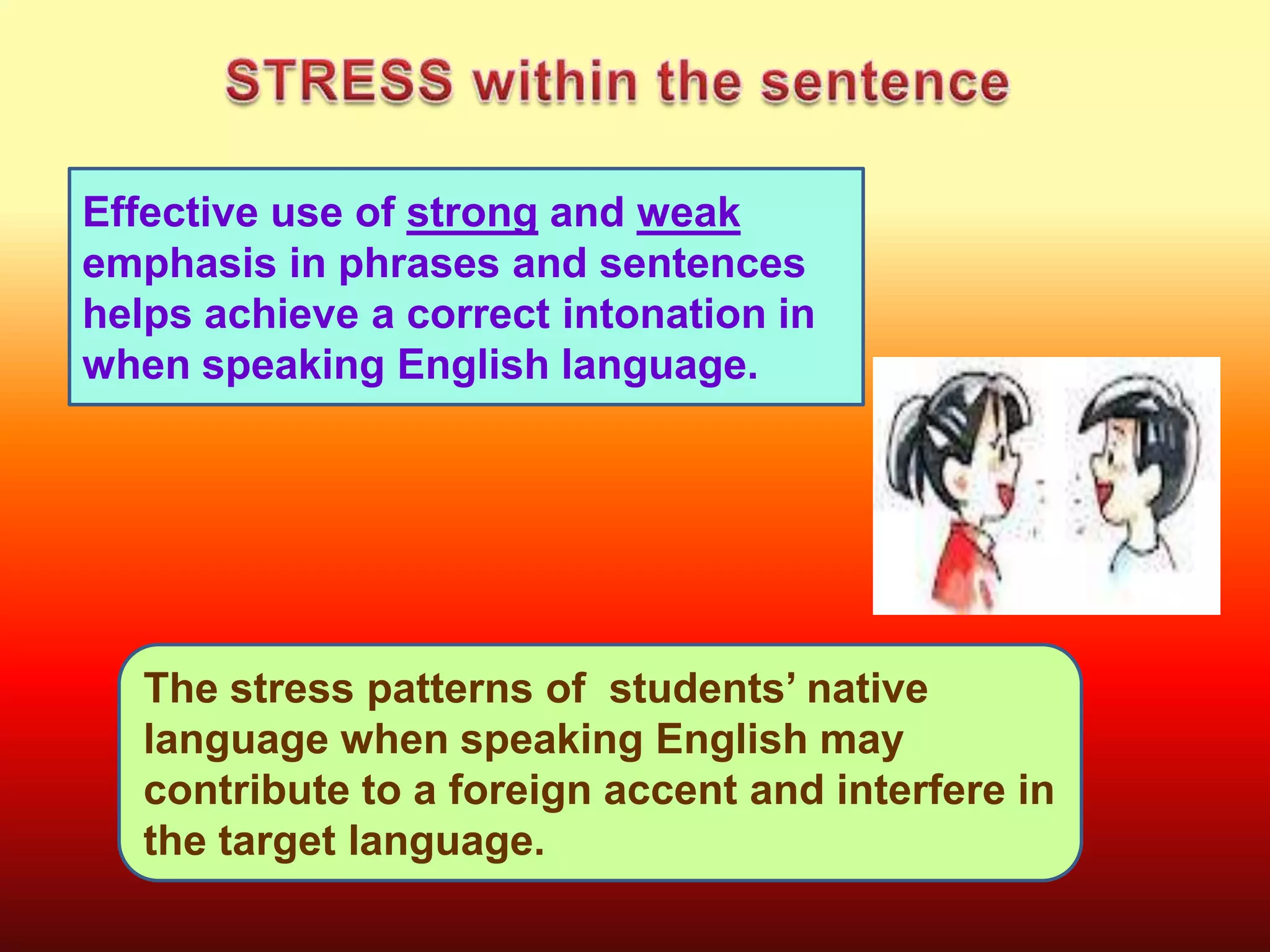 5. sentence stress | PPTX
