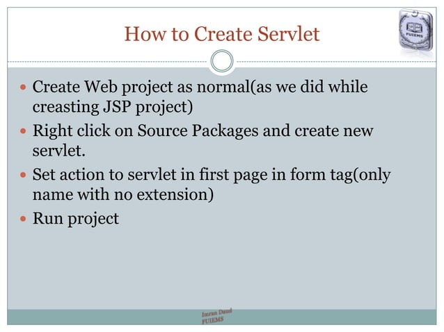 5. servlets | PPTX | Web Development | Internet