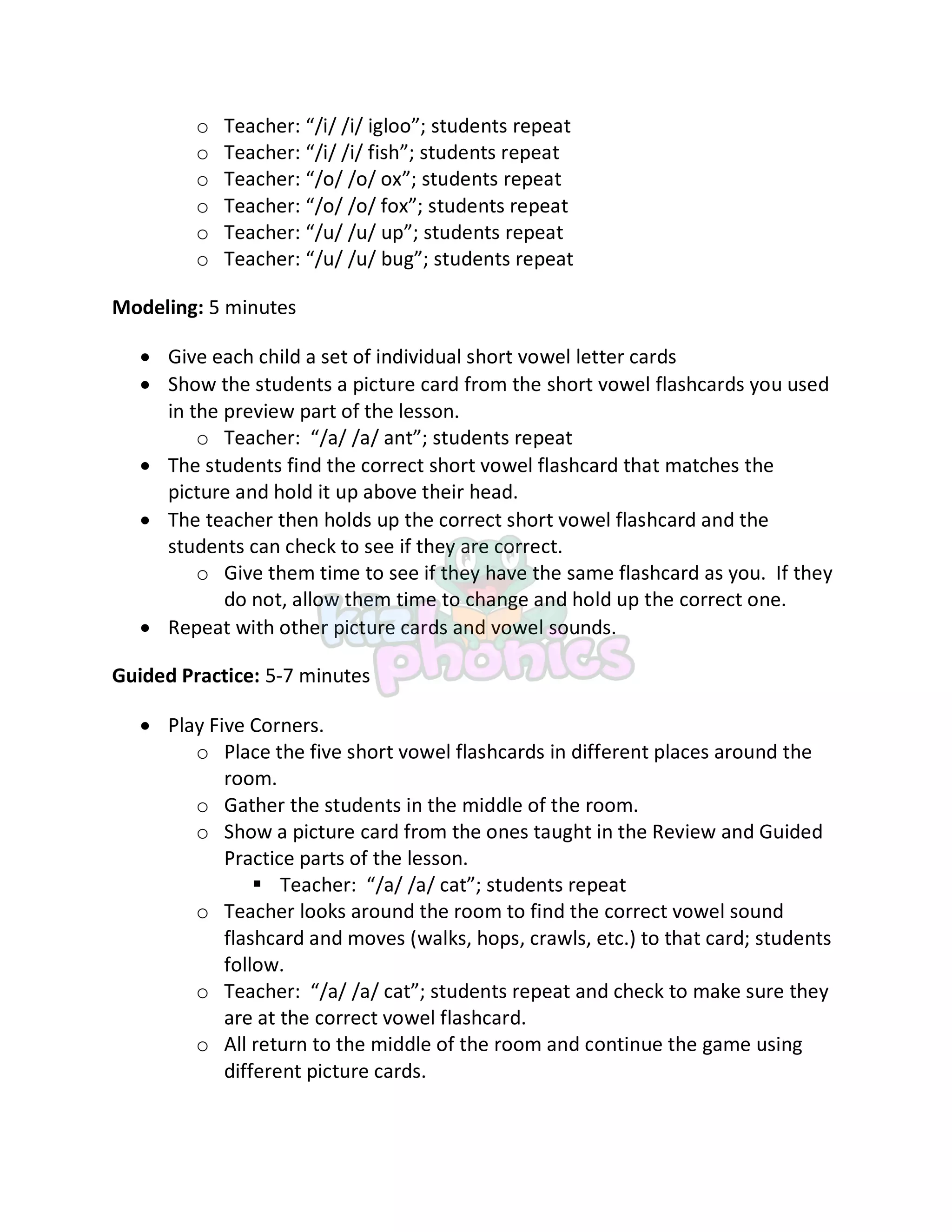 5 short vowels a e i o u - short a | PDF | Education