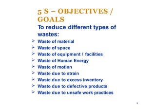 5-S of Housekeeping Safety & Cleanliness | PPTX
