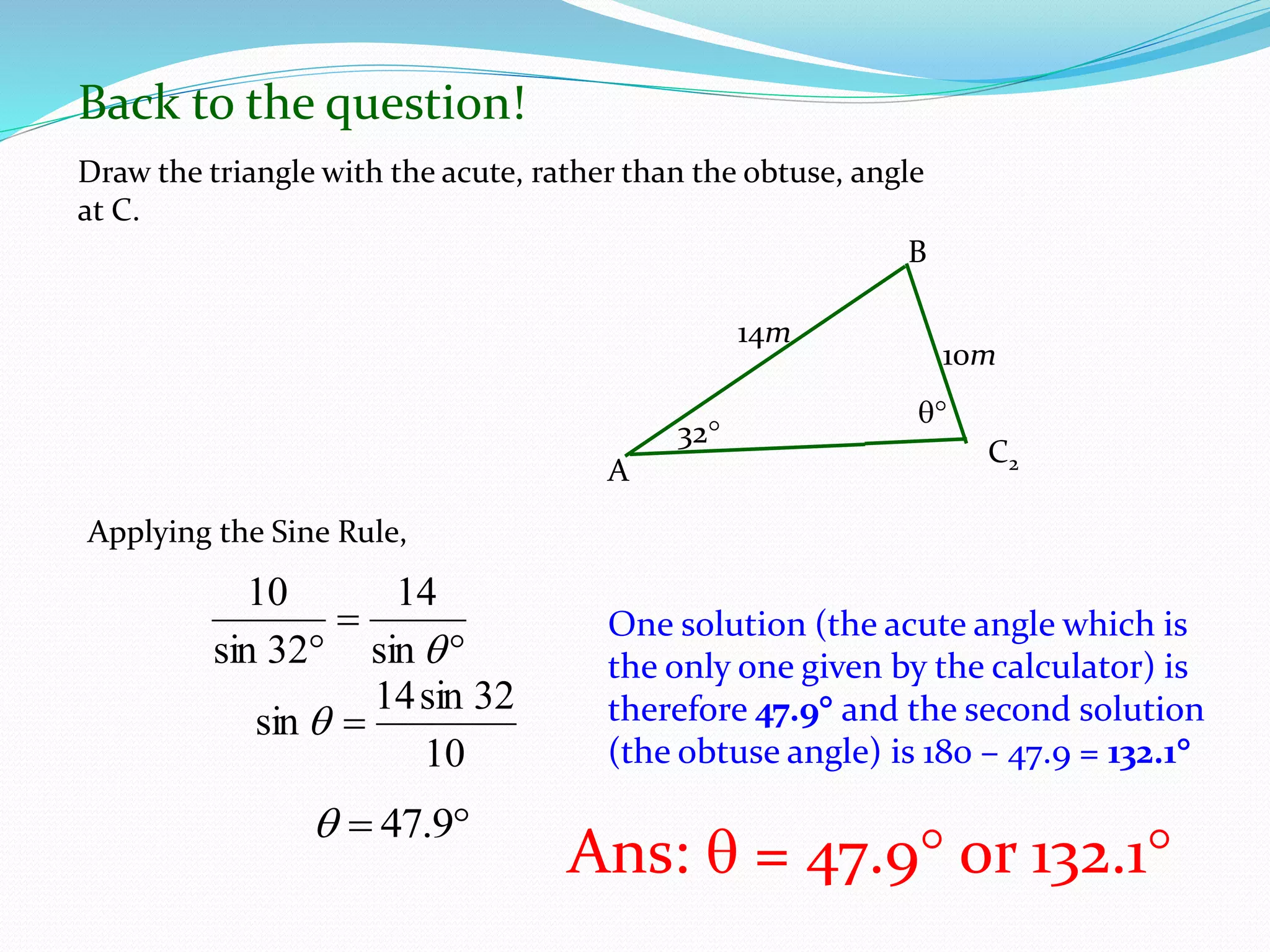 sine and cosine rule | PPTX