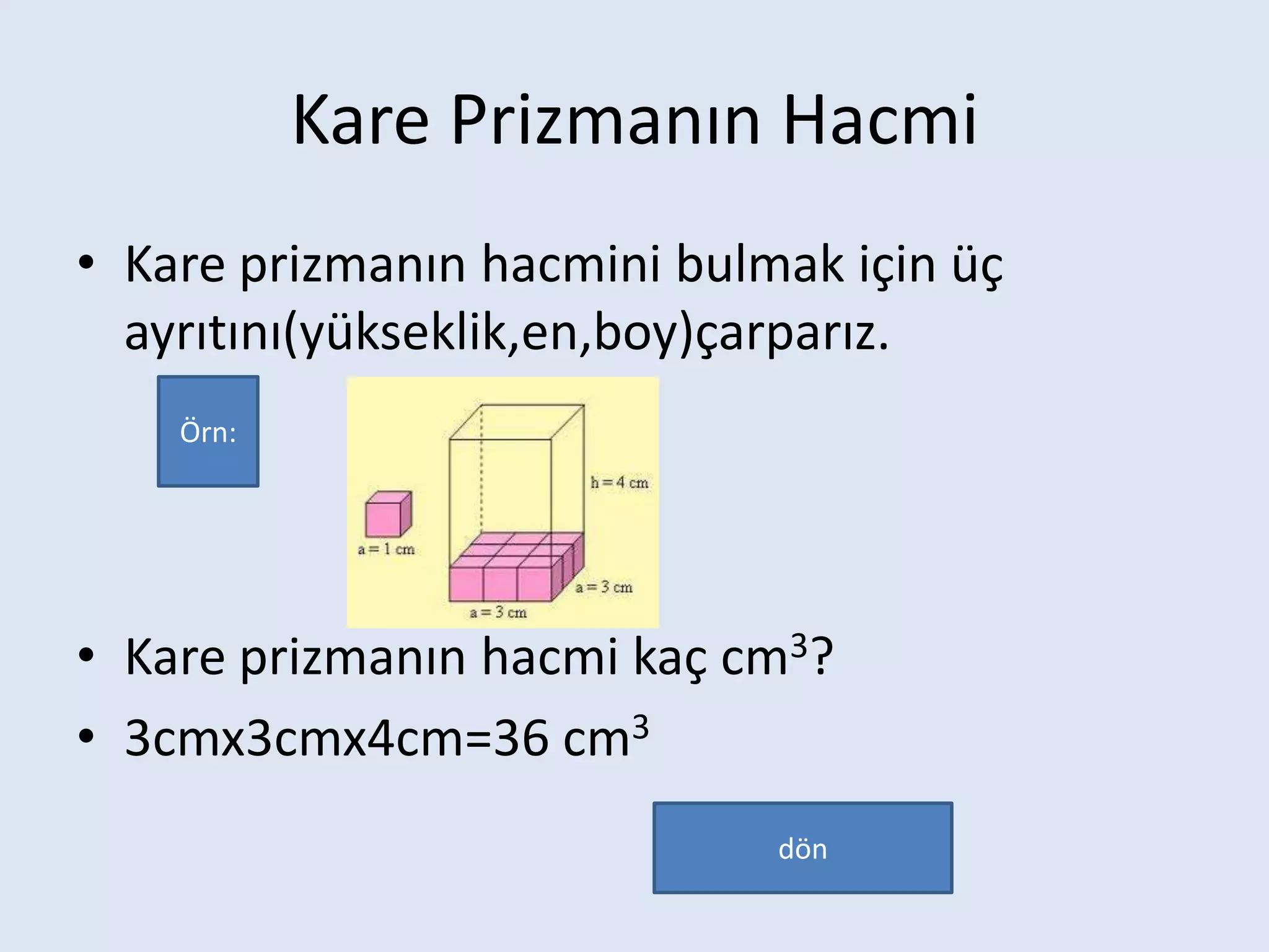 5.SINIF - PRİZMA PİRAMİT VE BOYUT (SLAYT) | PPTX