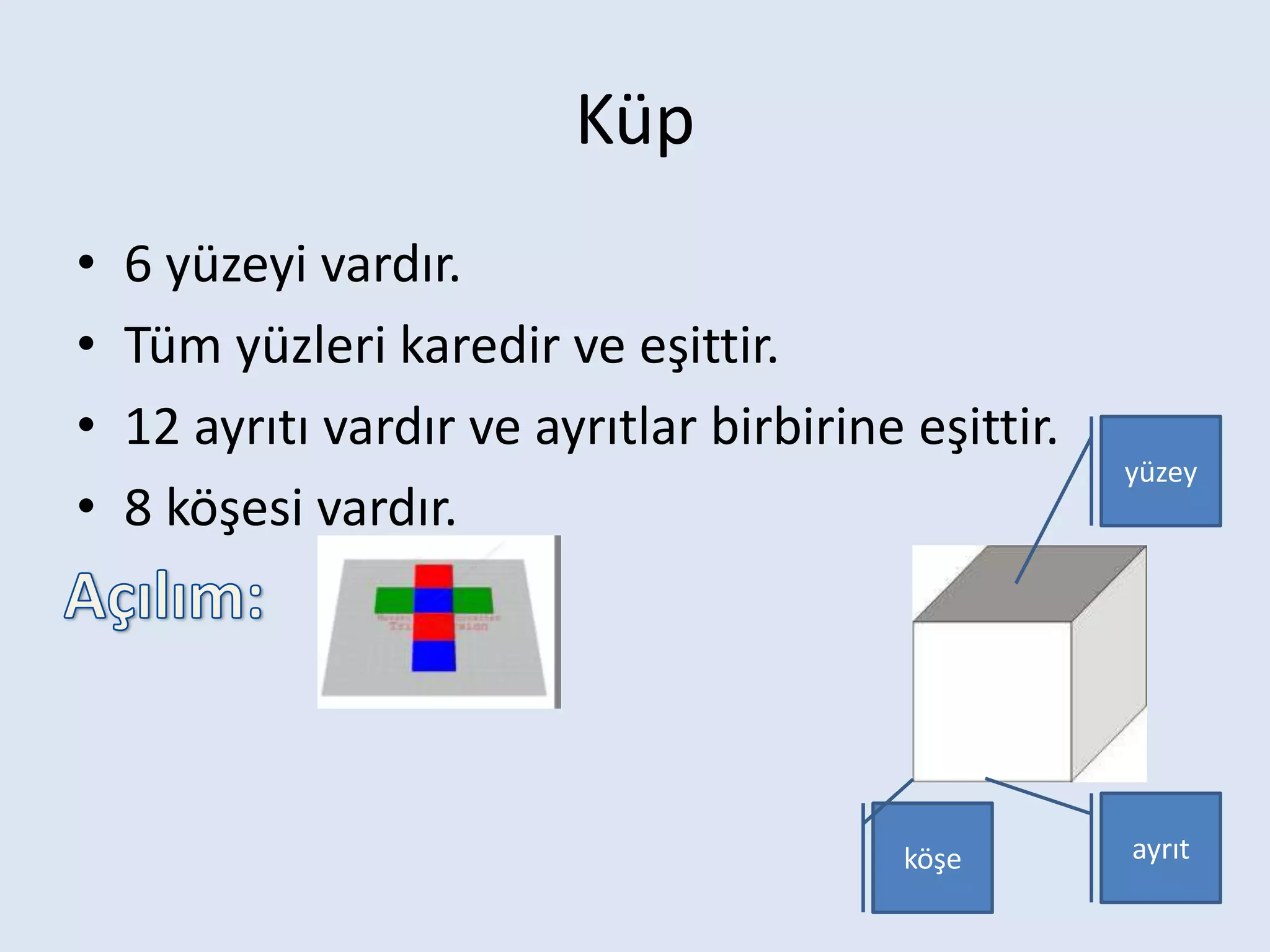 5.SINIF - PRİZMA PİRAMİT VE BOYUT (SLAYT) | PPT