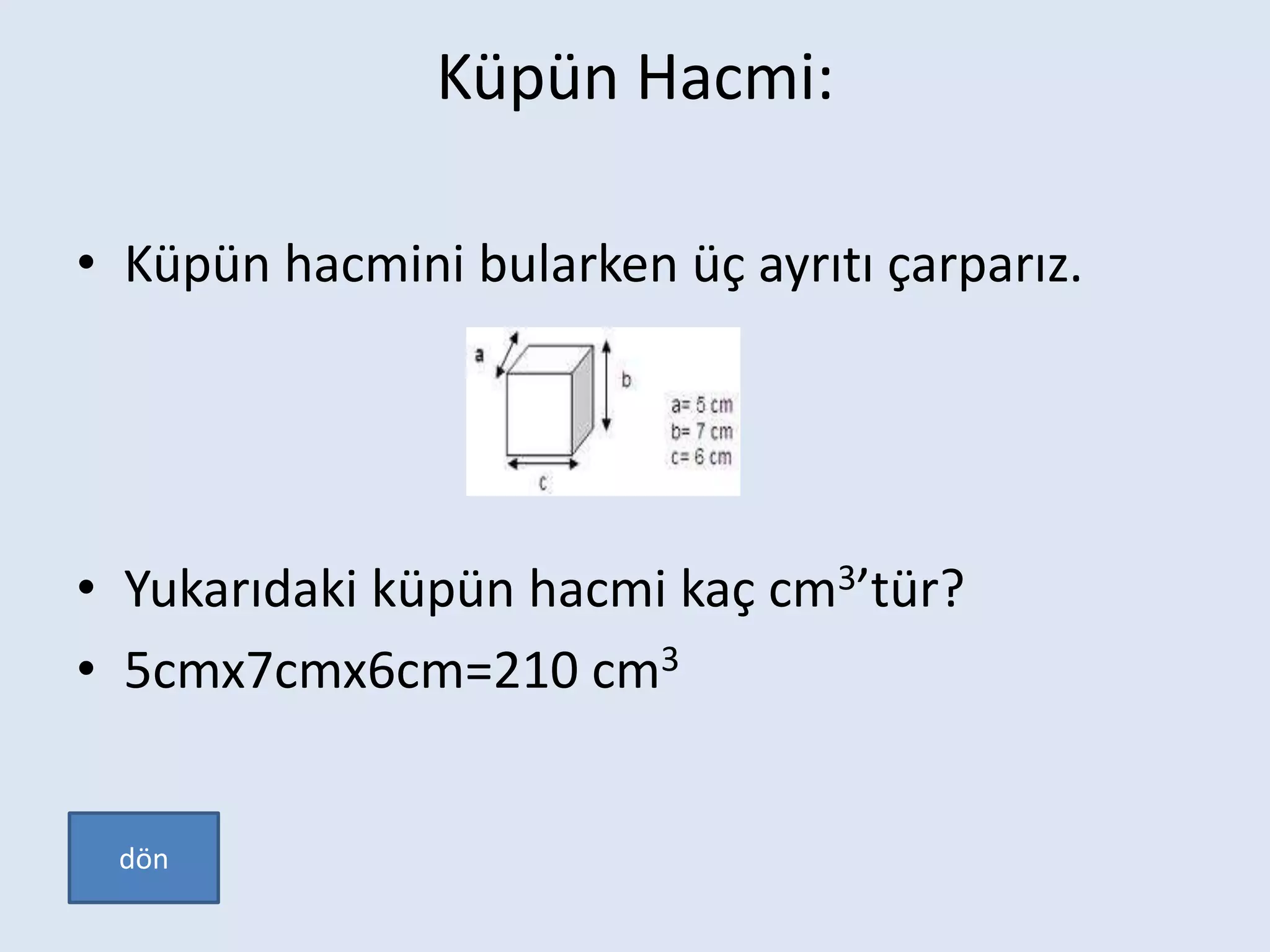 5.SINIF - PRİZMA PİRAMİT VE BOYUT (SLAYT) | PPT